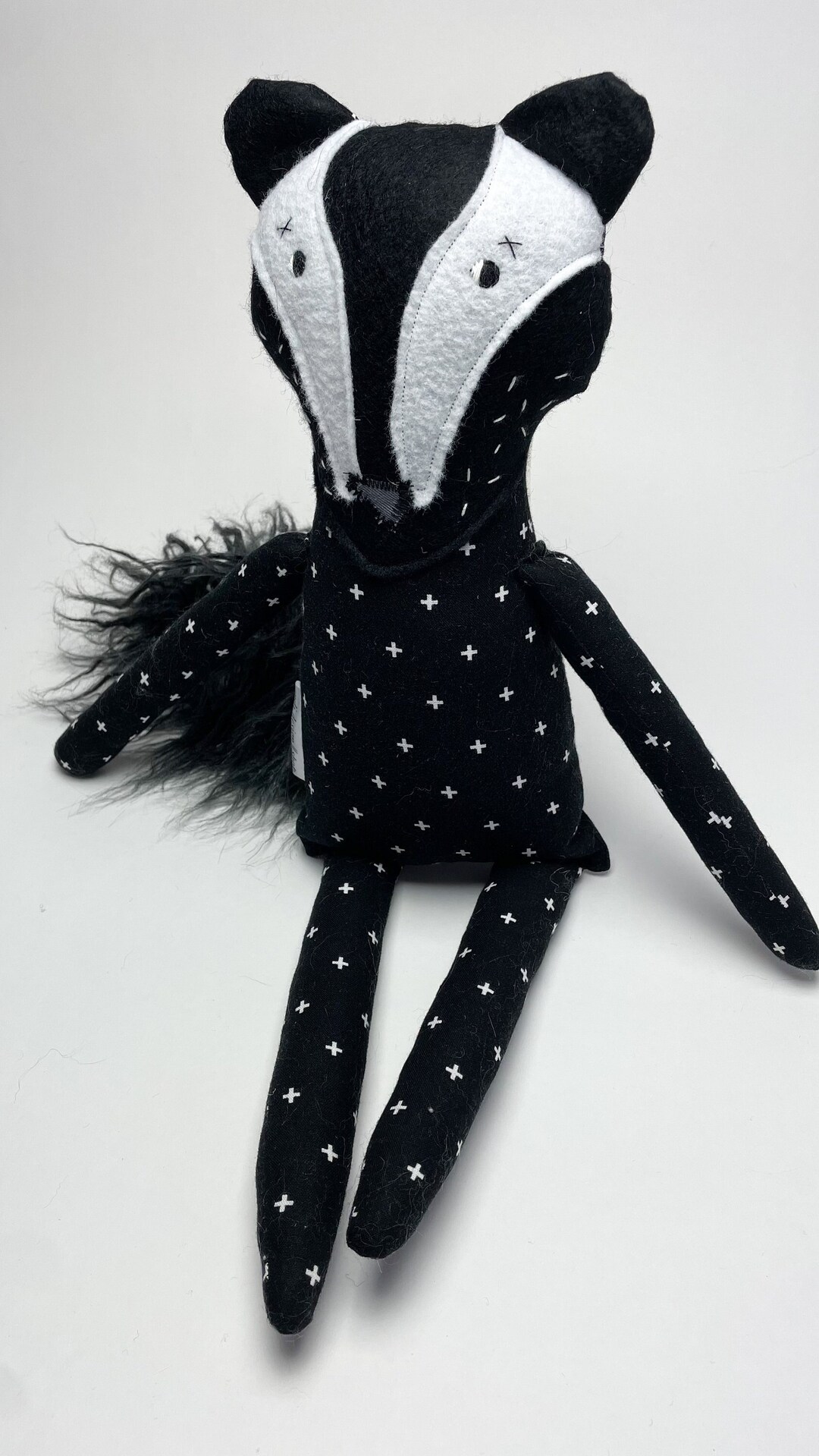 Constance the Plush Badger // READY TO SHIP // Stuffed Badger - Etsy