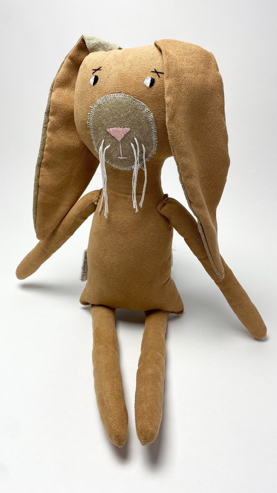 Chester the Plush Rabbit // READY TO SHIP // Stuffed Rabbit Plushie ...