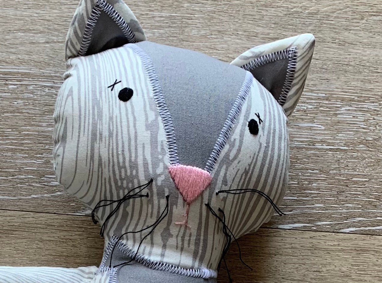 Juniper el gato de felpa // LISTO PARA ENVIAR // peluche gato | Etsy