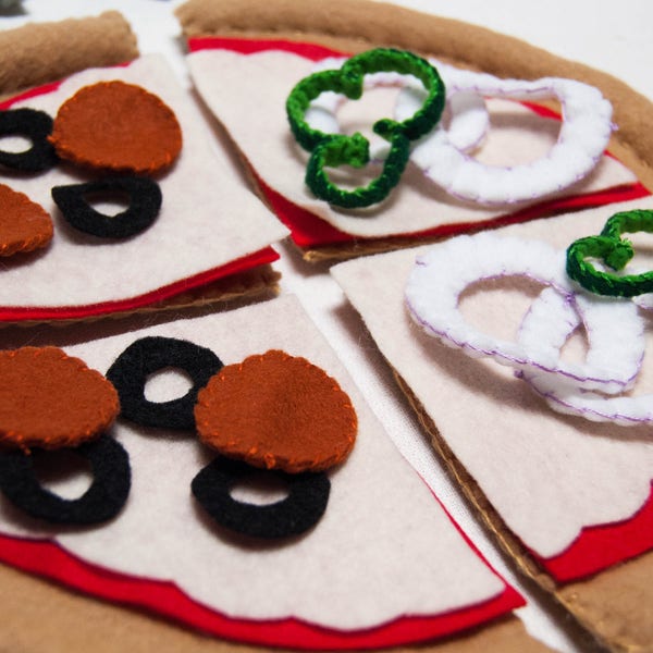 Felt Pizza - Etsy