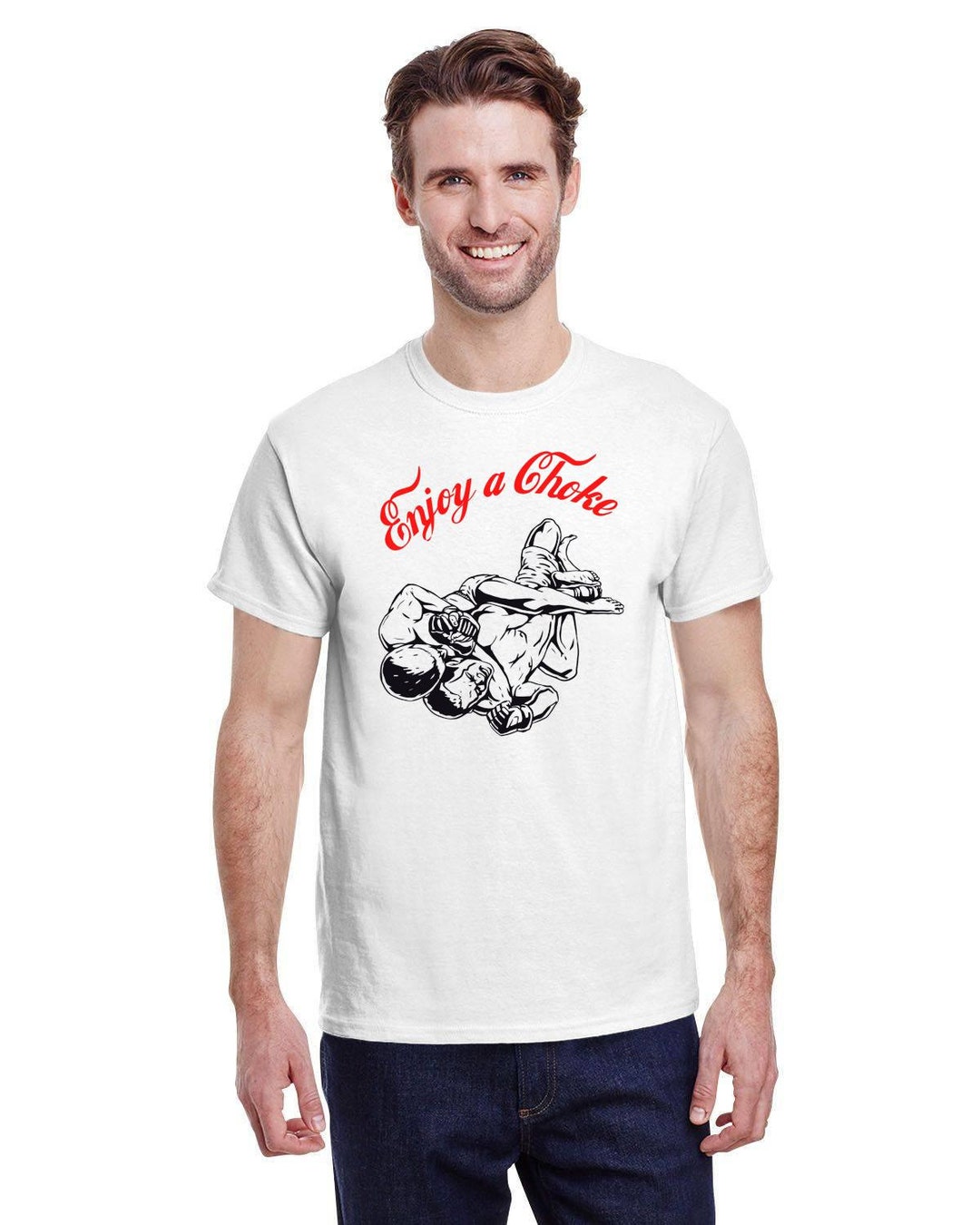 Enjoy a Choke MMA T-shirt - Etsy
