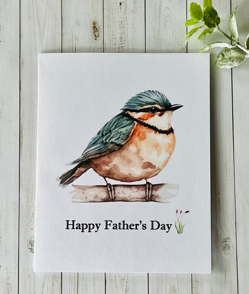 Fathers Day Card Set With Birds, Fathers Day Card Set, Bird Theme ...