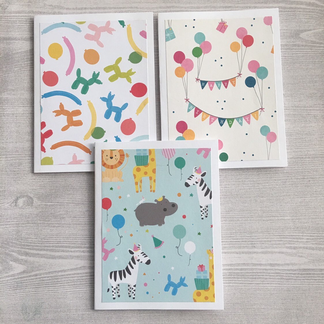 Birthday Card Pack, Set of 10 Handmade Birthday Cards, Assorted Card ...