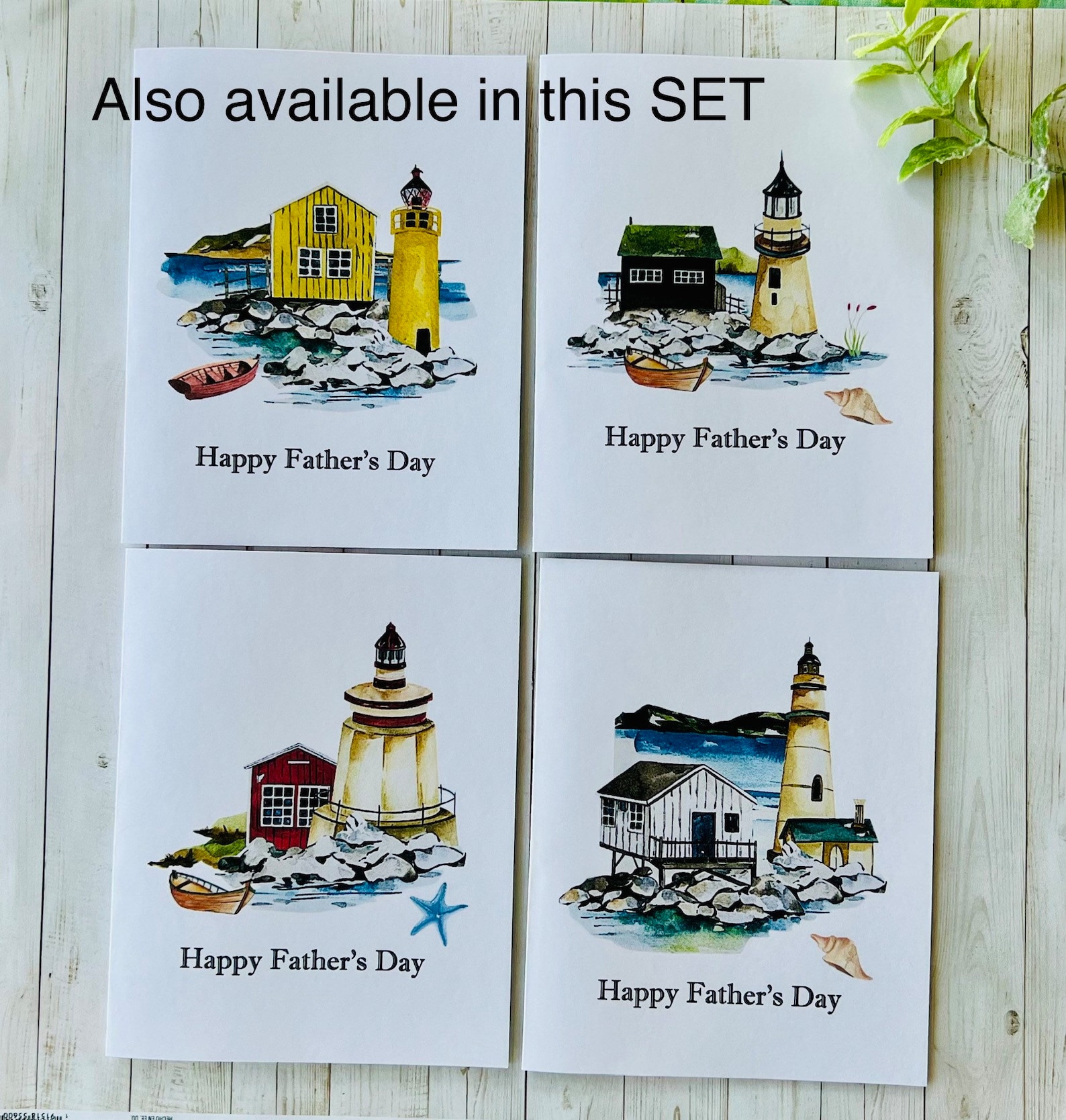 Lighthouse Fathers Day Card Fathers Day Card for Dad - Etsy