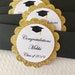 12 Graduation Napkin Rings, PERSONALIZED Napkin Wraps, Graduation ...