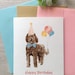 Labradoodle Birthday Card, PERSONALIZED Card, Dog Birthday Card ...