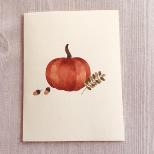 8ct Fall Card Set, Watercolor Cards, Folded Note Cards, Blank Cards ...