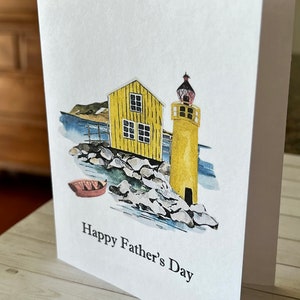Lighthouse Fathers Day Card Set, Fathers Day Card Set, Lighthouse Theme ...