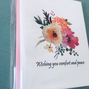 8ct Watercolor Floral Card Assortment, Encouragement Cards, Thinking of ...