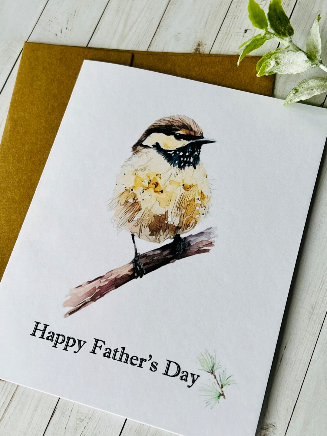 Fathers Day Card With Bird, Fathers Day Card With Bird Theme, Card With ...