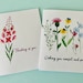 6ct Watercolor Encouragement Cards Wildflowers Card - Etsy