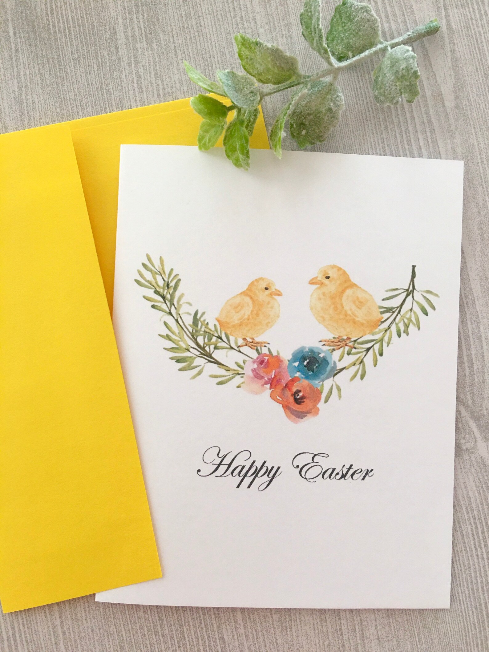Personalized Easter Cards Watercolor Easter Card Easter - Etsy