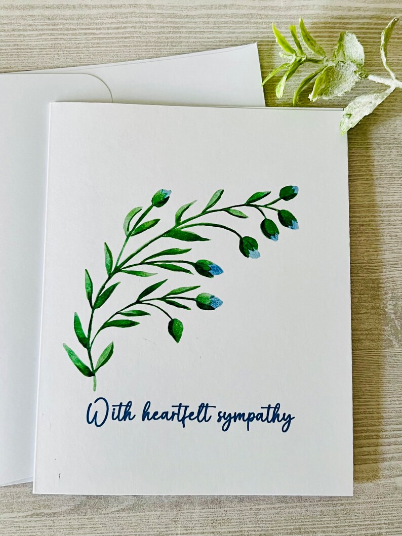 6ct Watercolor Encouragement Cards Wildflowers Card - Etsy