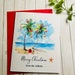 Tropical Christmas Cards Personalized Christmas Cards Palm - Etsy