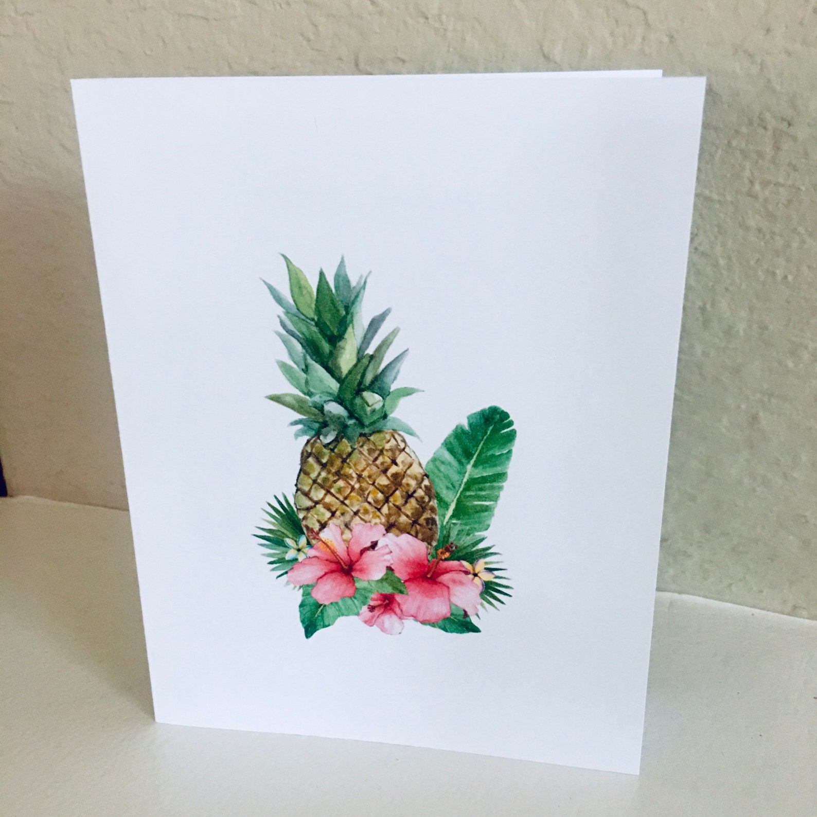 8ct Tropical Note Card Set Watercolor Cards Summer Card Set | Etsy