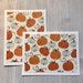 6ct Pumpkins Card Set, Fall Notecards, Fall Cards, Thanksgiving ...