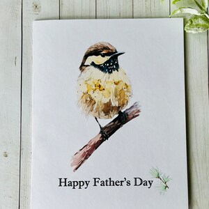 Fathers Day Card With Bird, Fathers Day Card With Bird Theme, Card With ...