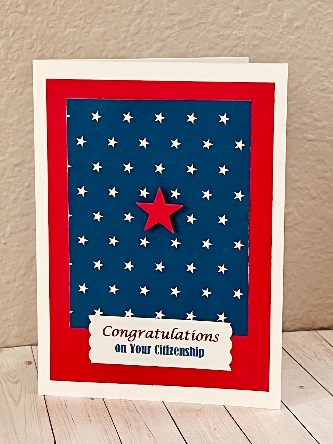 Citizenship Card, Citizenship Congratulations Card, Naturalization ...