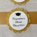 12 Graduation Napkin Rings, Graduation Cupcake Toppers, Customizable ...