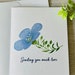 Watercolor Flower Thinking of You Card, Wildflowers Love Card ...