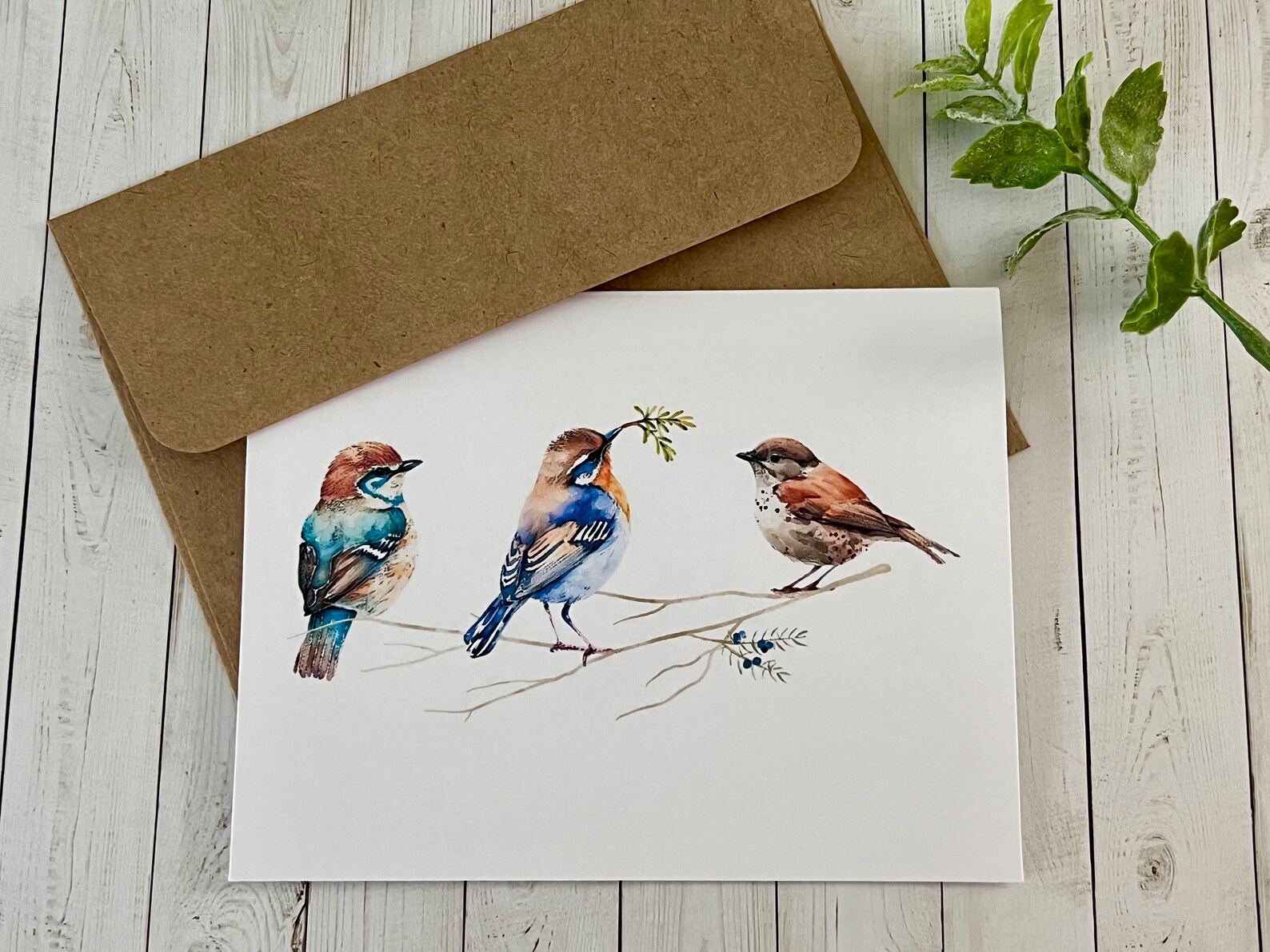 Watercolor Birds Cards Note Cards, Bird Cards, Watercolor Note Cards ...