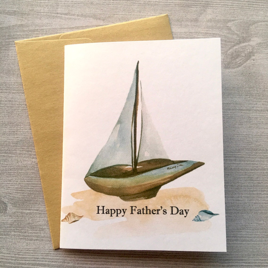 Fathers Day Card Set Fathers Day Card Set Beach Theme - Etsy