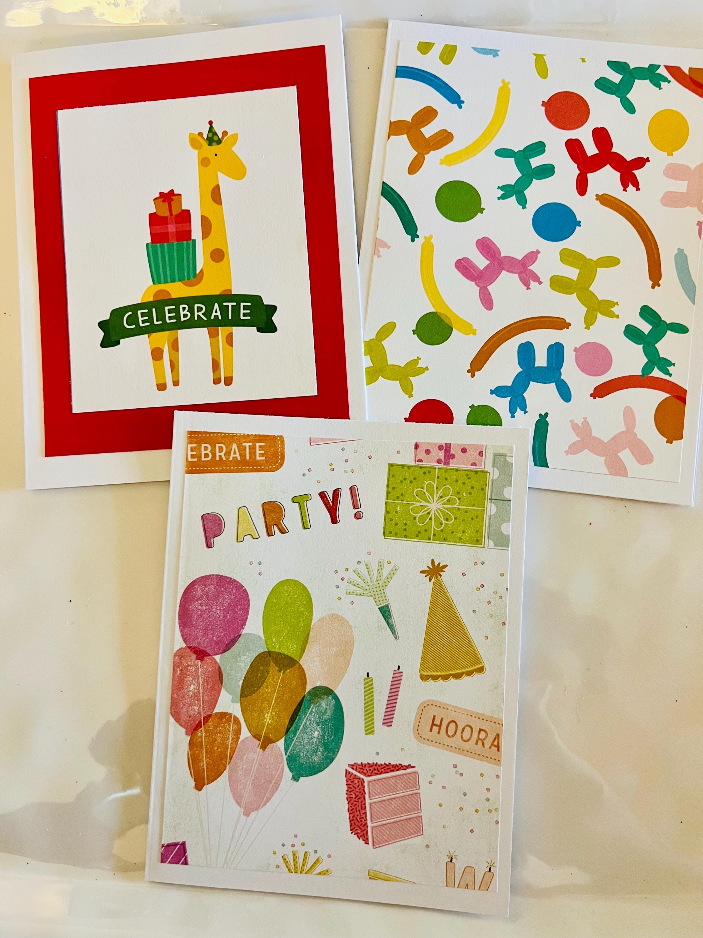 Birthday Card Pack, Set of 10 Handmade Birthday Cards, Assorted Card ...