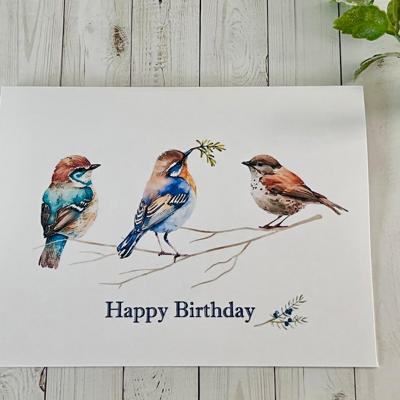 Nature Birthday Card - Etsy