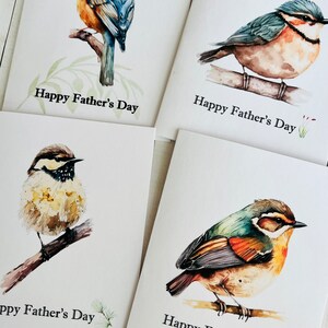 Fathers Day Card Set With Birds, Fathers Day Card Set, Bird Theme ...