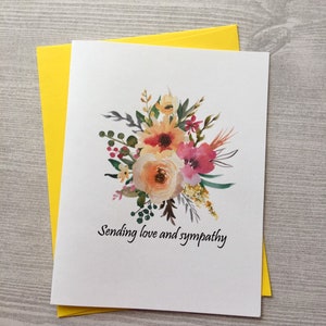 8ct Watercolor Floral Card Assortment, Encouragement Cards, Thinking of ...