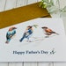 Fathers Day Card With Birds, Fathers Day Card With Bird Theme, Card ...