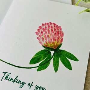 Watercolor Flower Thinking of You Card, Wildflowers Love Card ...