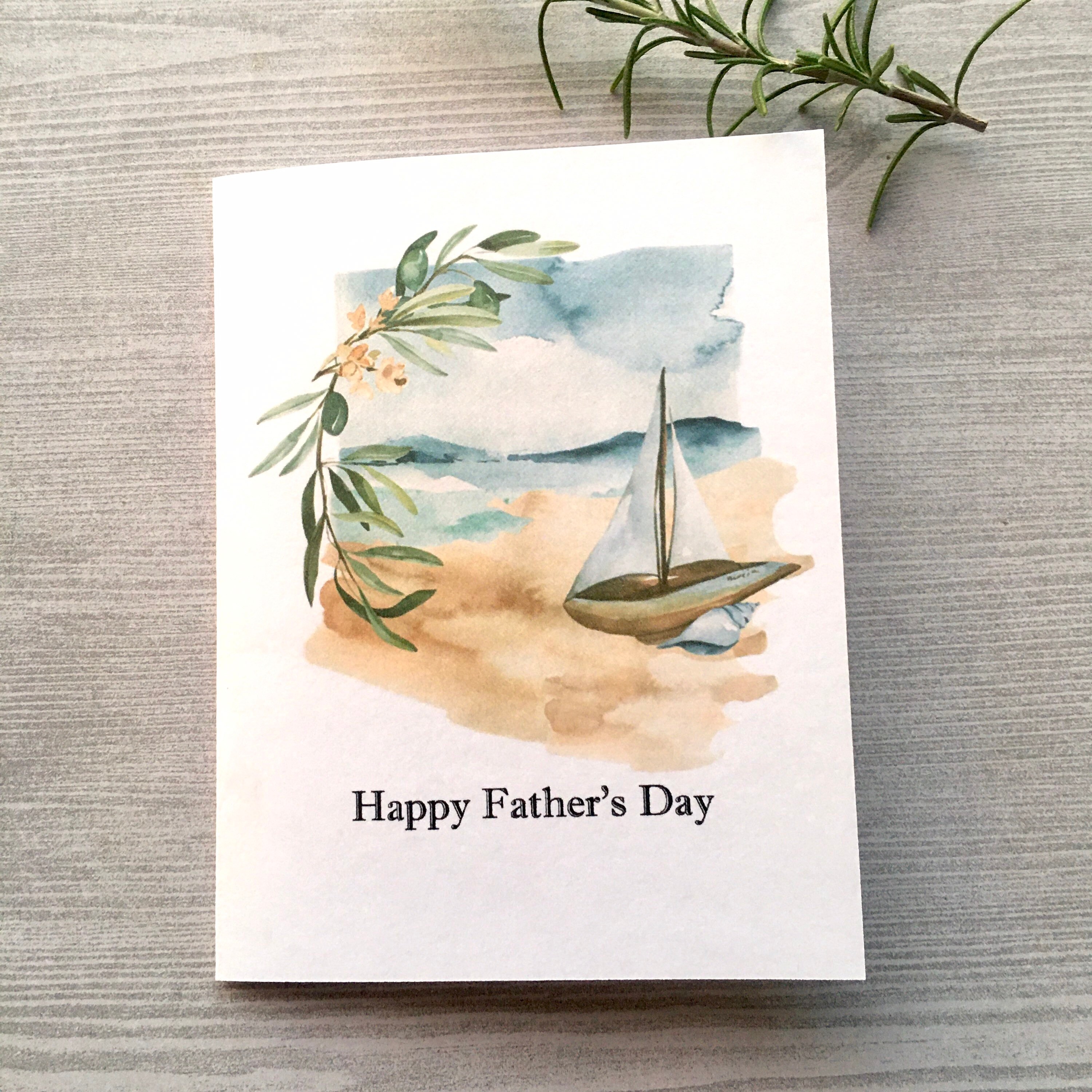 Fathers Day Card Set Fathers Day Card Set Beach Theme | Etsy