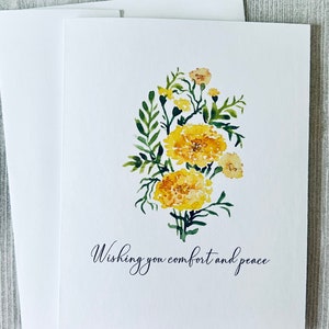 Watercolor Encouragement Cards, Florals Card Assortment, Thinking of ...