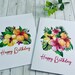 Tropical Birthday Card Set, Watercolor Cards, Summer Card Set, Birthday ...
