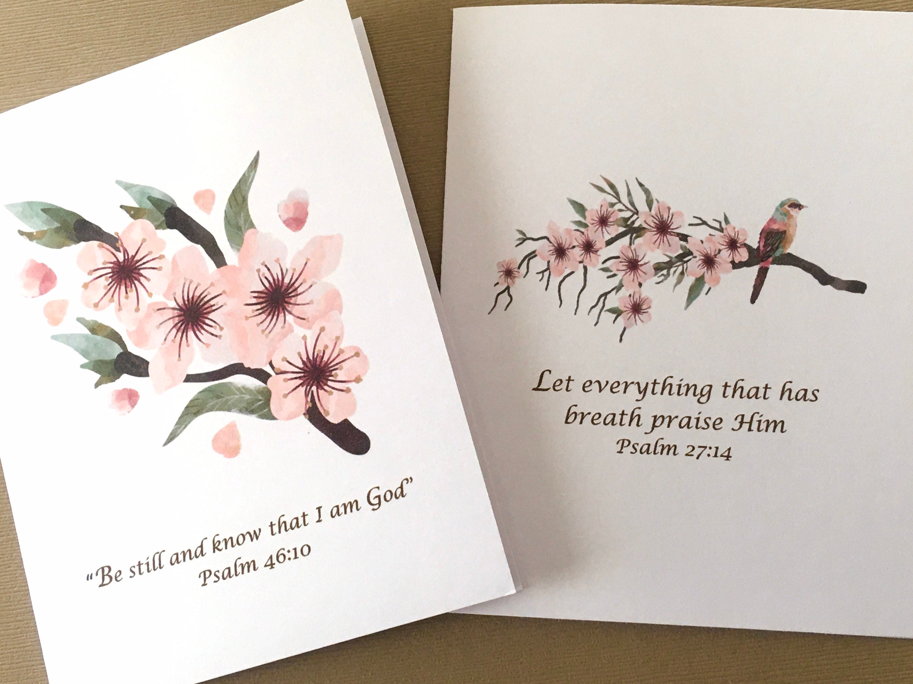 Scripture Card Set, Encouragement Cards, Christian Card Set, Religious ...