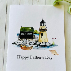 Lighthouse Fathers Day Card Set, Fathers Day Card Set, Lighthouse Theme ...