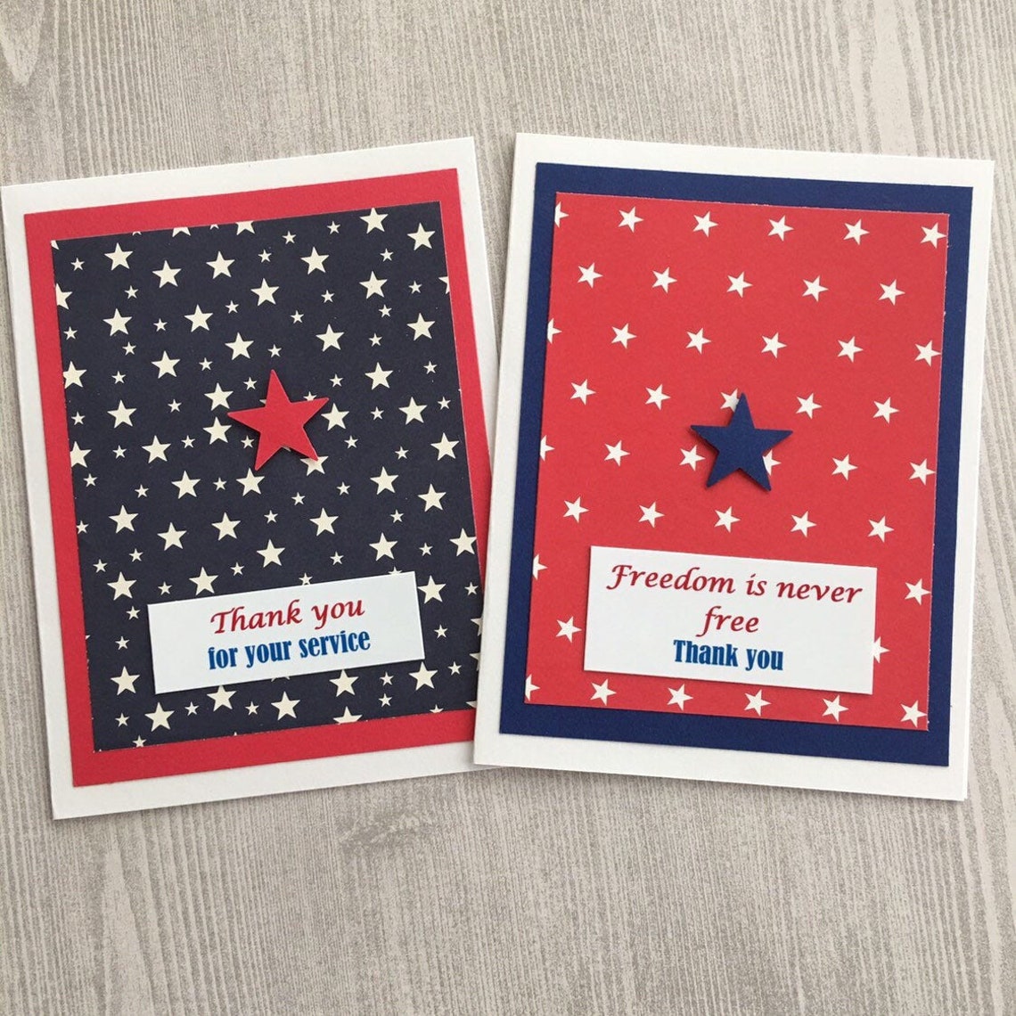 Veteran Card Veterans Day Cards Cards for Military Handmade - Etsy
