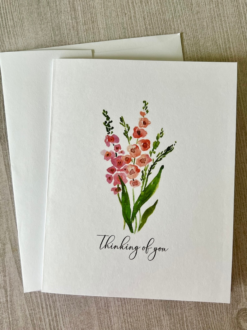 Watercolor Encouragement Cards Florals Card Assortment - Etsy