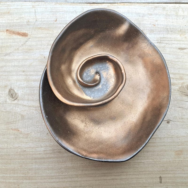 Pottery Shell Bowl - Etsy