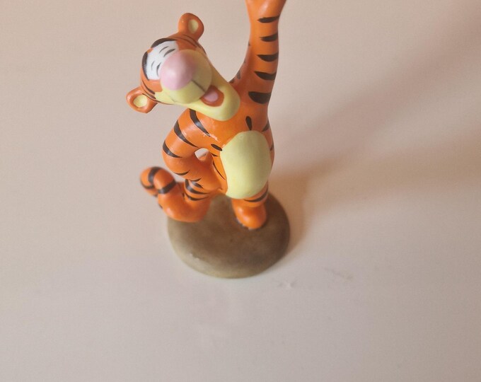 Disney Tigger From Winnie the Pooh Porcelain Figure - Grolier - Etsy
