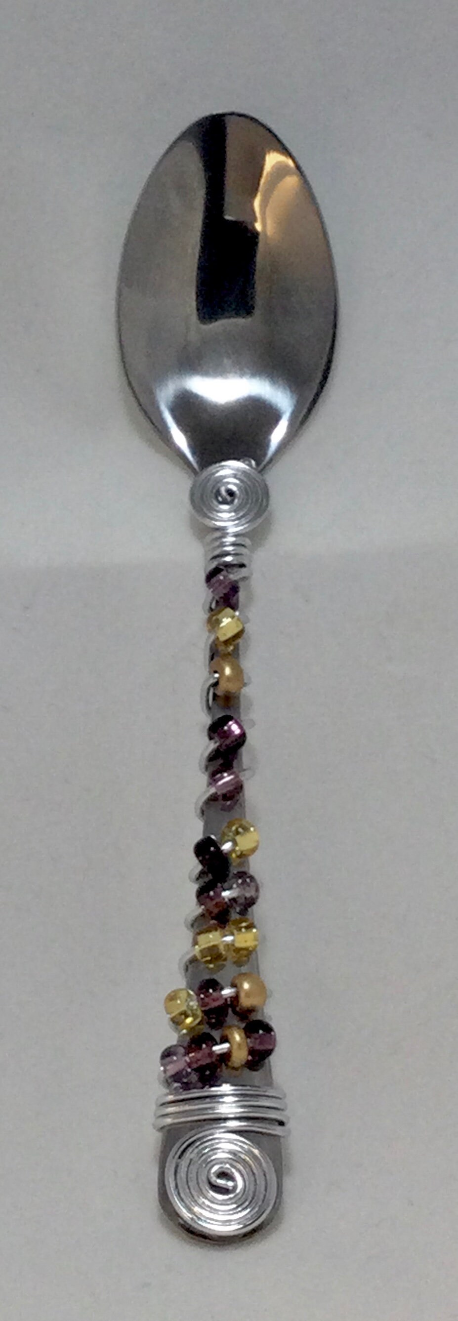 Cocktail Spoon- Beaded & Wired (1) - Etsy