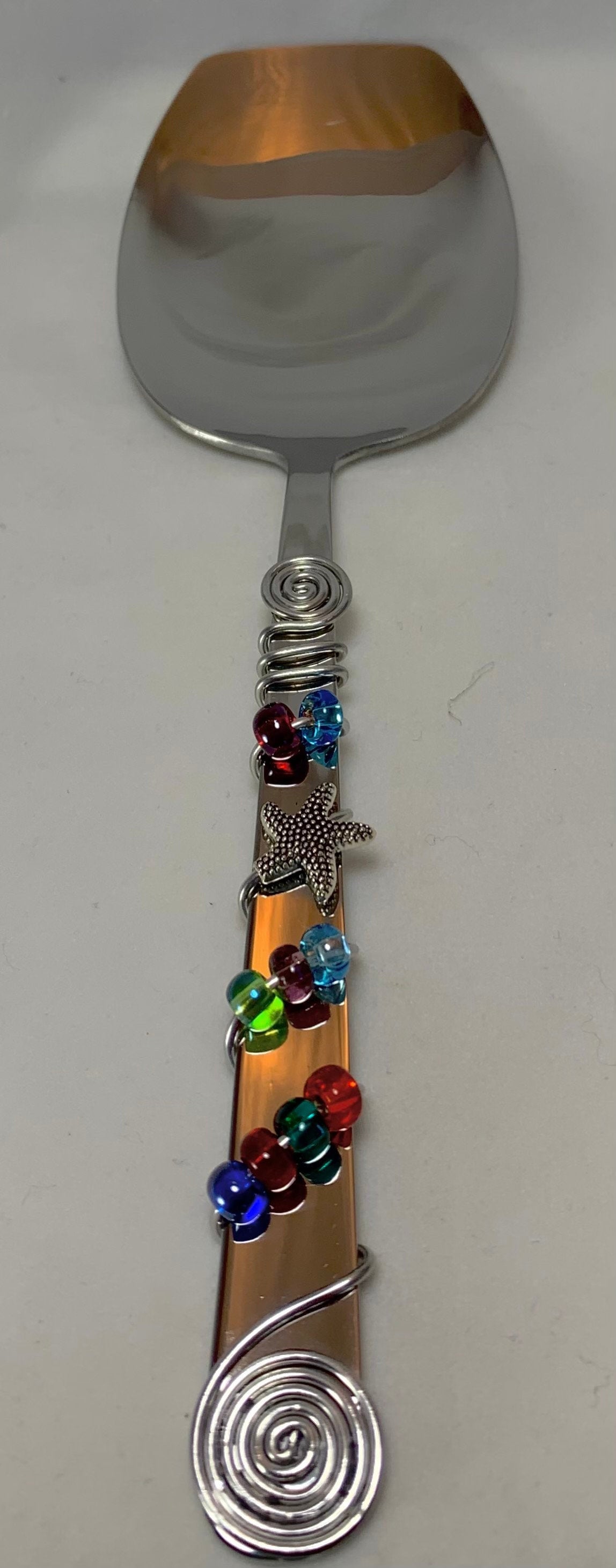 Serving Spoons Beaded and Wired 1 - Etsy
