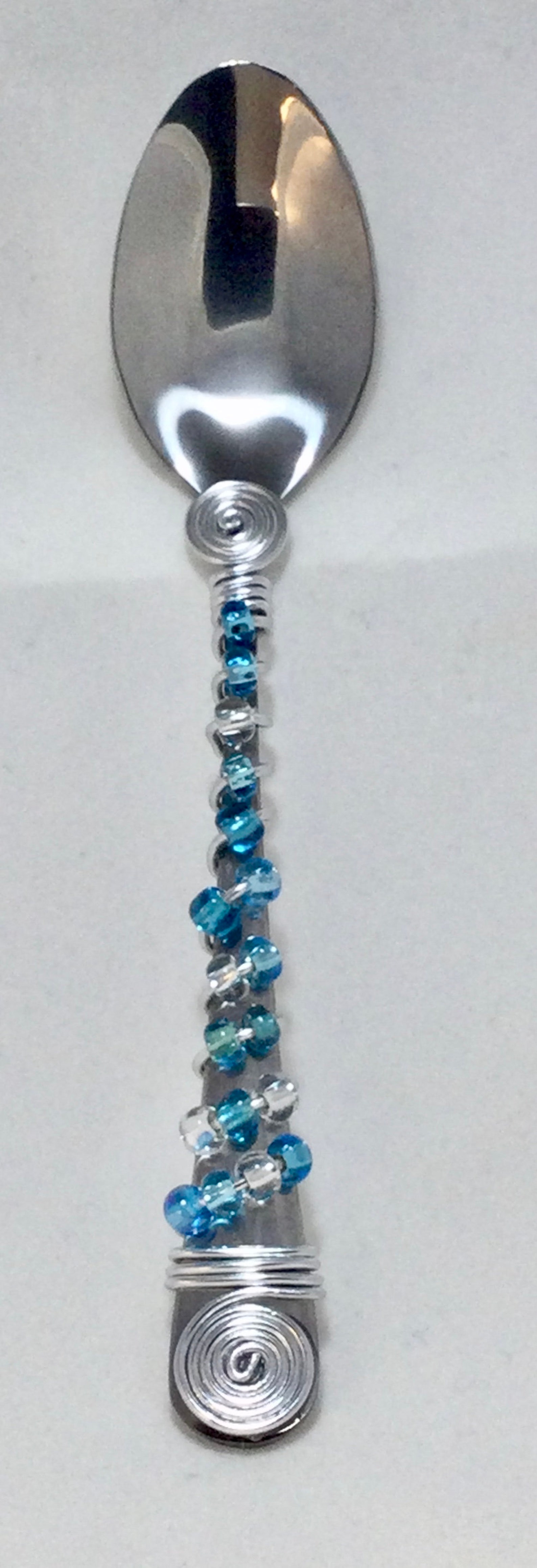 Cocktail Spoon- Beaded & Wired (1) - Etsy