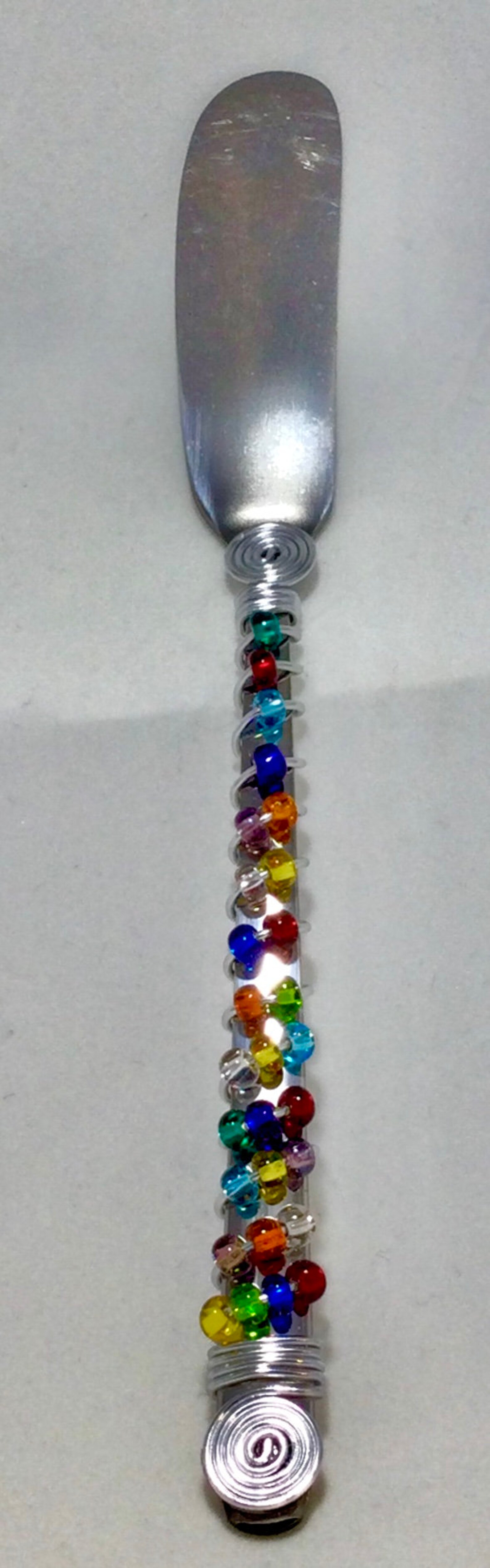 Cocktail Knife Beaded and Wired (1) - Etsy