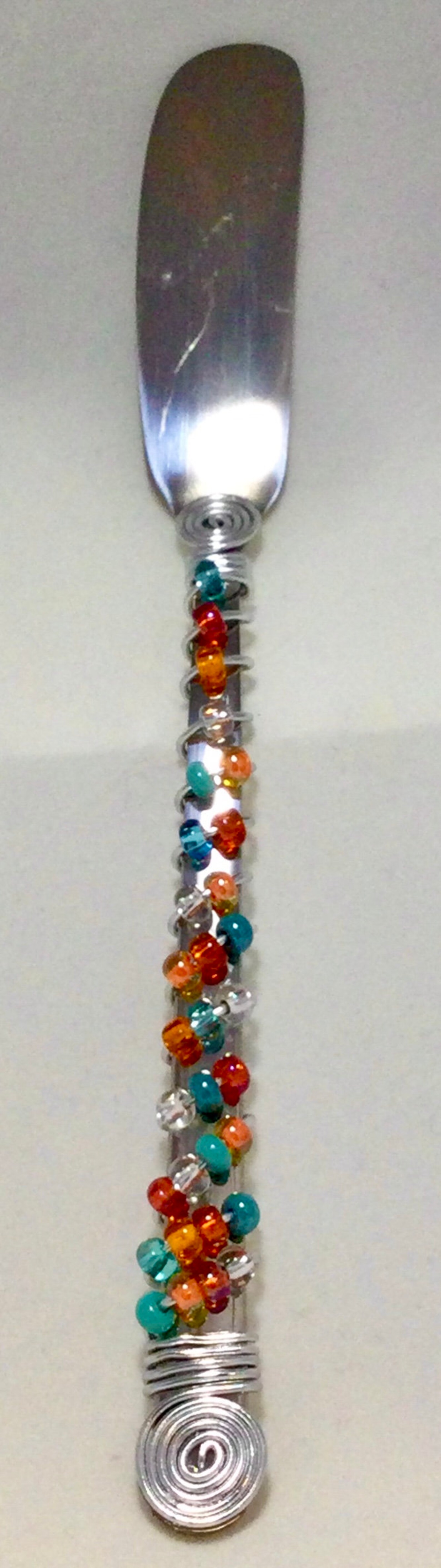 Cocktail Knife Beaded and Wired (1) - Etsy