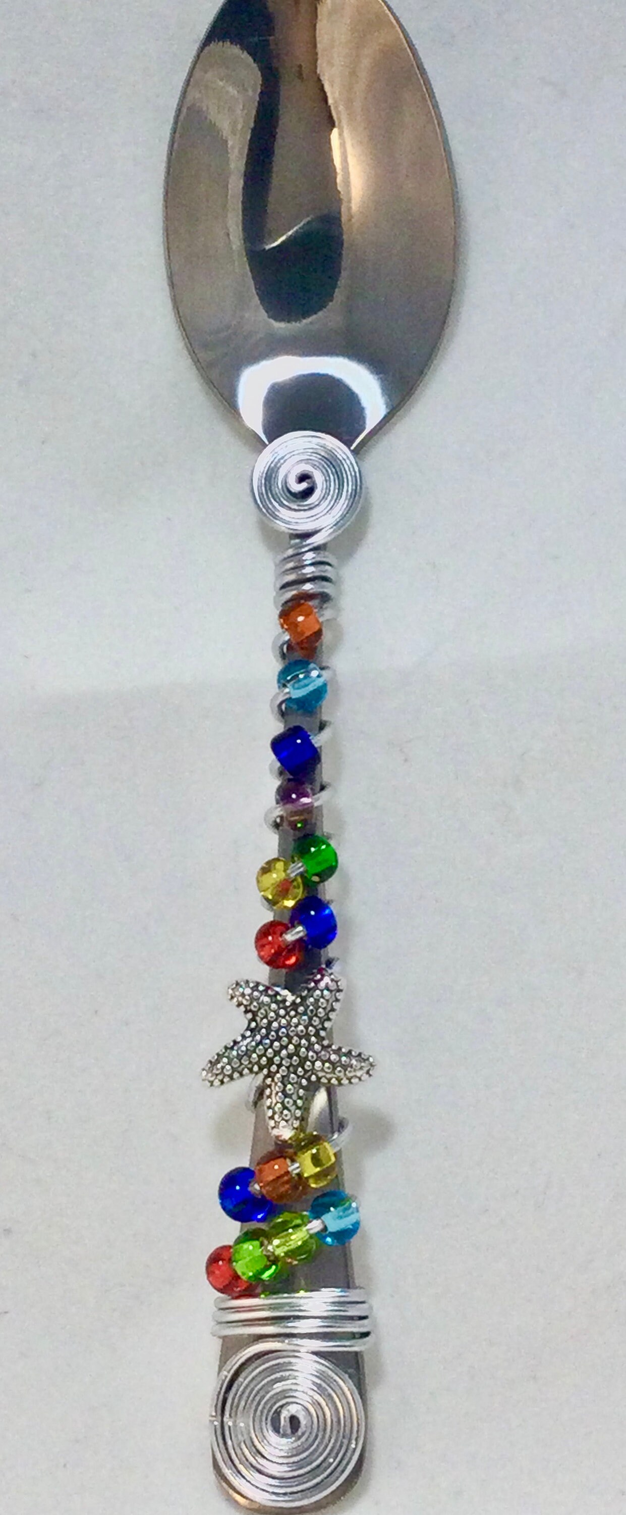 Cocktail Spoon- Beaded & Wired (1) - Etsy