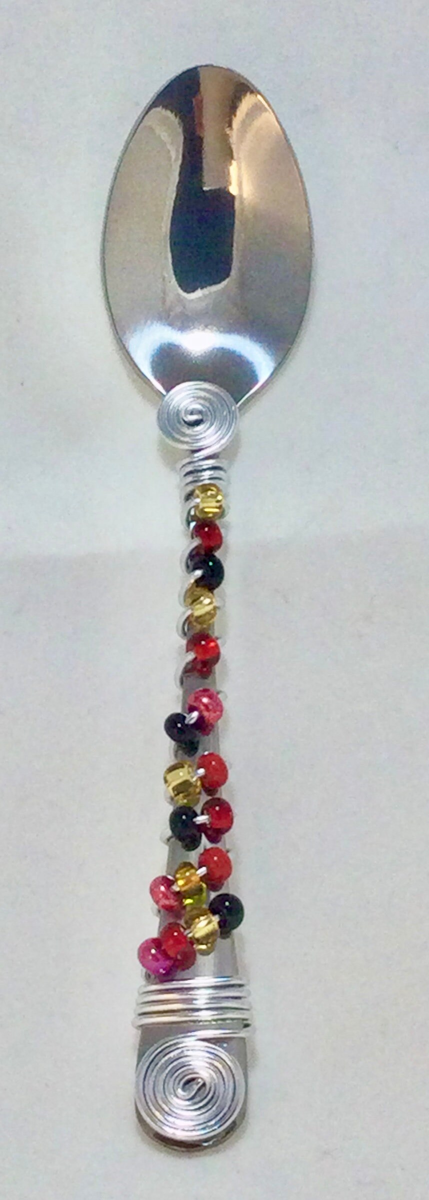 Cocktail Spoon- Beaded & Wired (1) - Etsy