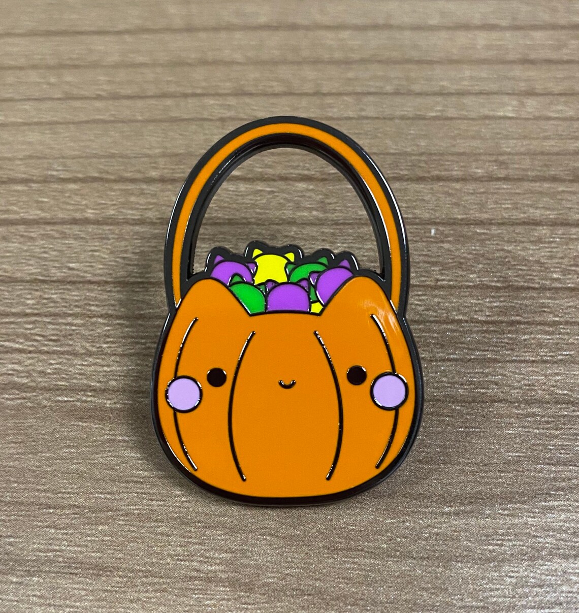 Halloween Pumpkin Pin - Etsy