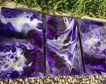 Resin wall art | Etsy